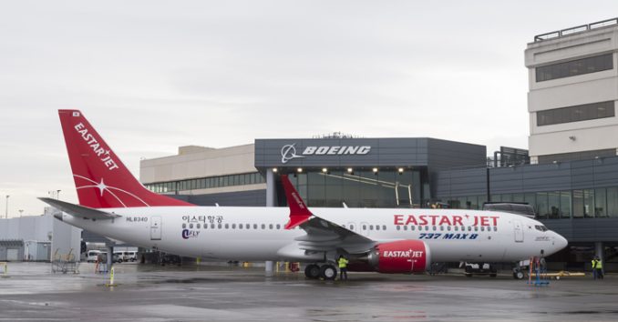 Eastar Jet receives first Boeing 737 MAX - PASSENGER SELF SERVICE