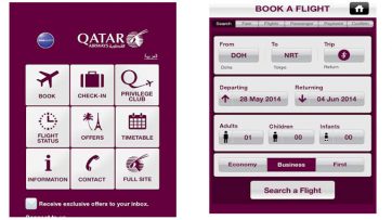 Qatar Airways enhances its mobile app - PASSENGER SELF SERVICE